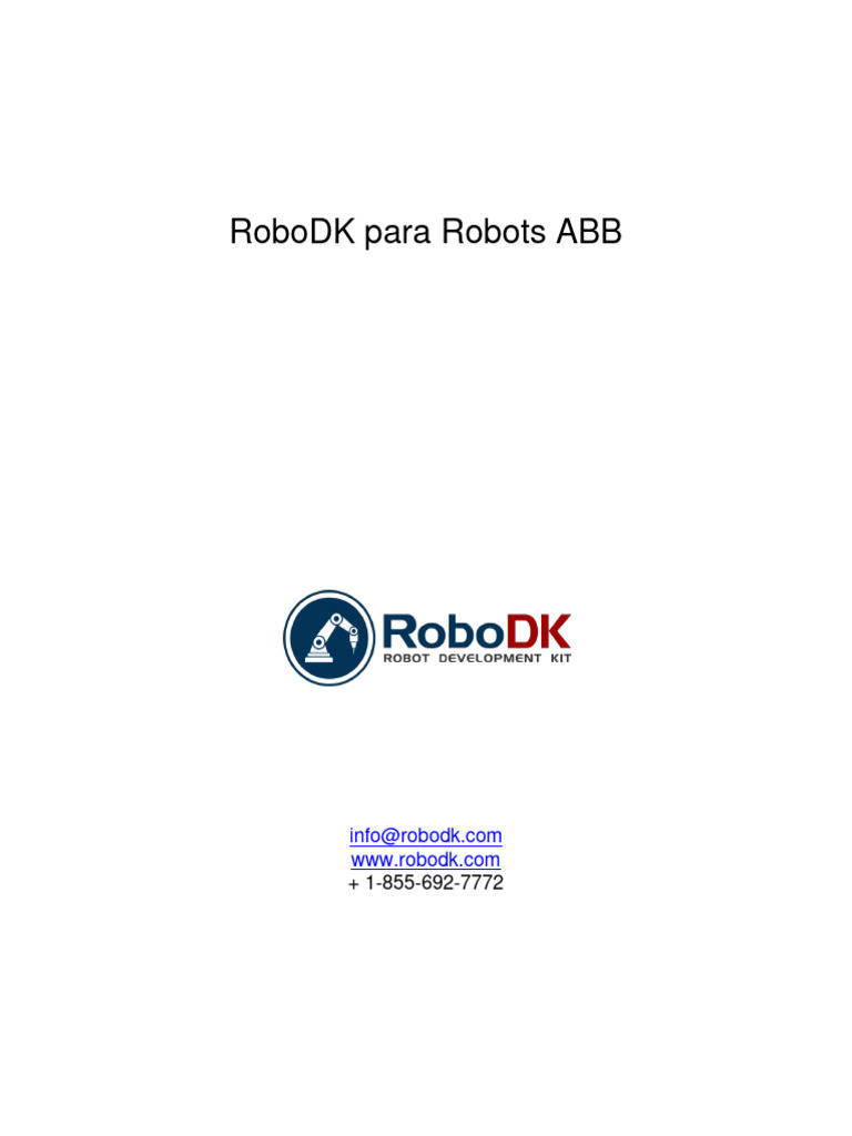 RoboDK: Guía para Robots ABB | PDF | Protocolo de transferencia de ...