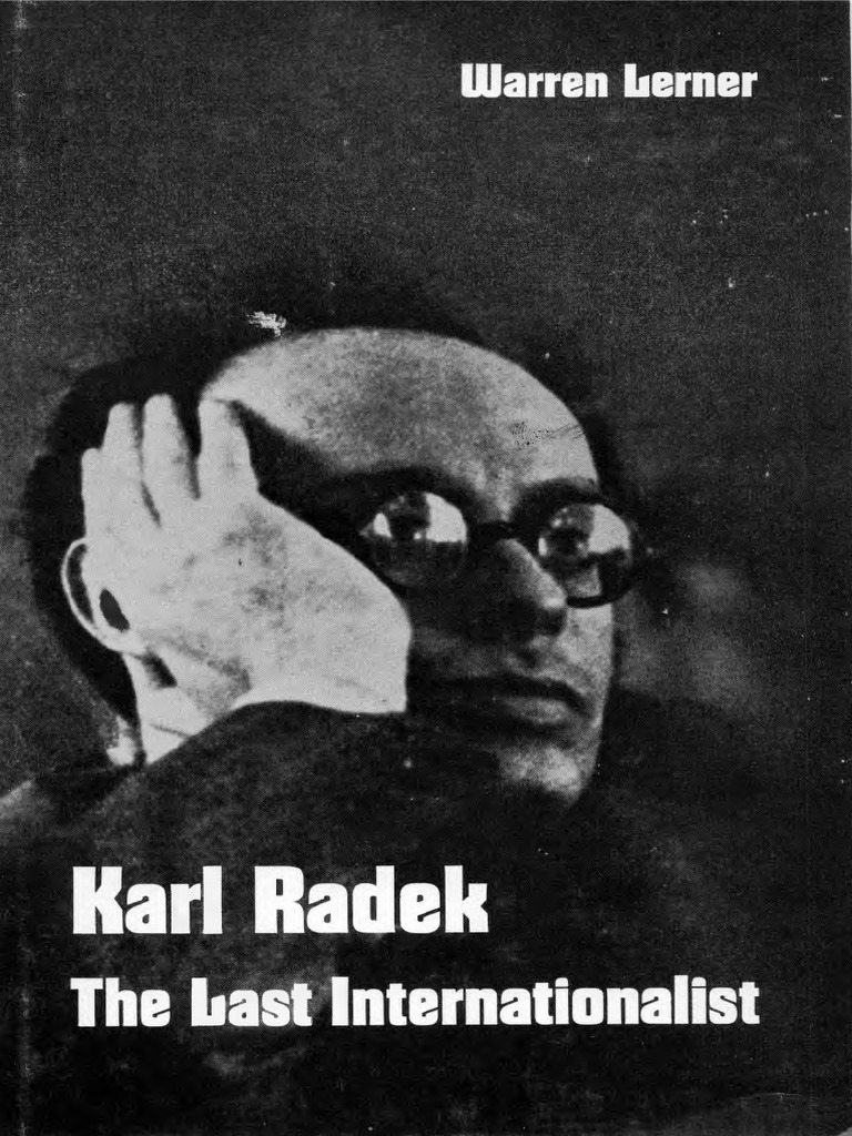 Karl Radek - The Last Internationalist - Warren Lerner - 1, 1970 ...