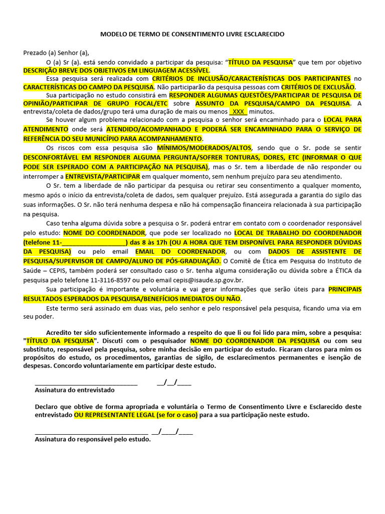 Roteiro de Tcle | PDF