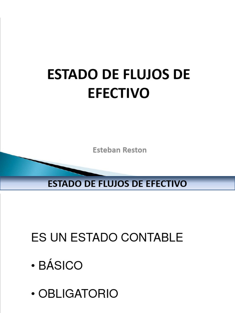 Guía del Estado de Flujos de Efectivo | PDF | Contabilidad | Servicios ...
