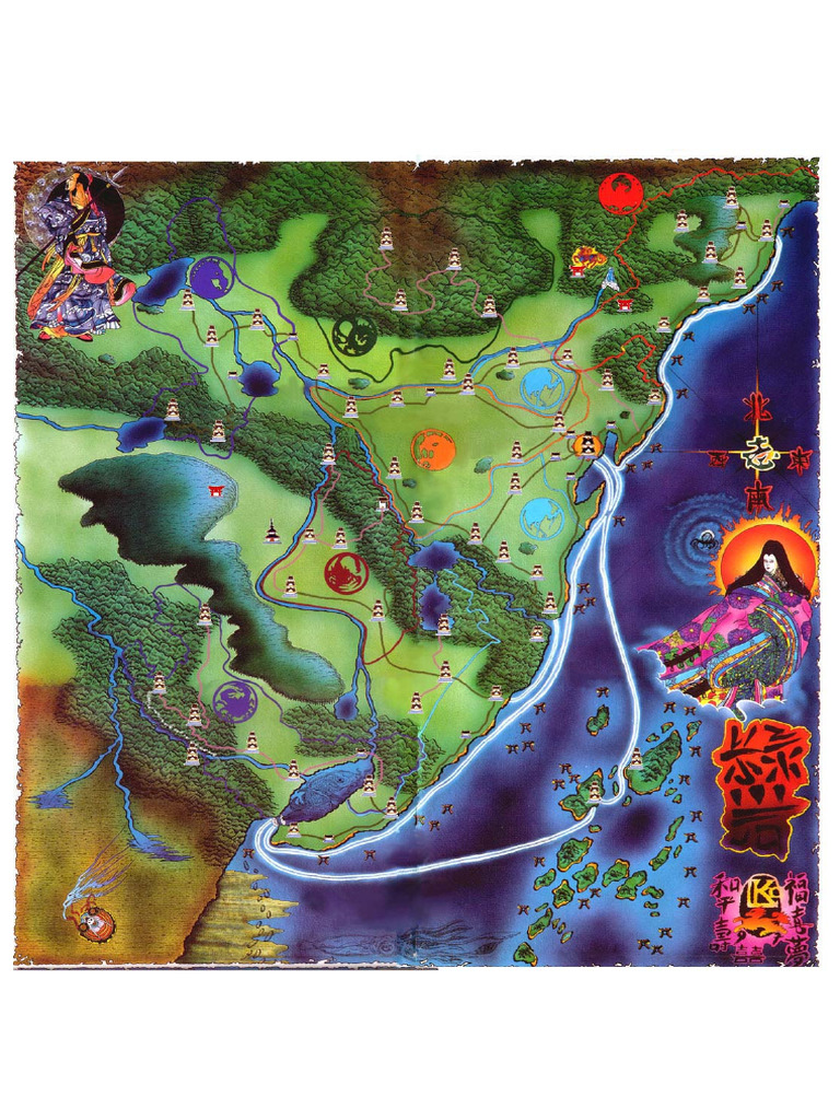 (ENG) - L5R - Rokugan Map 1 | PDF