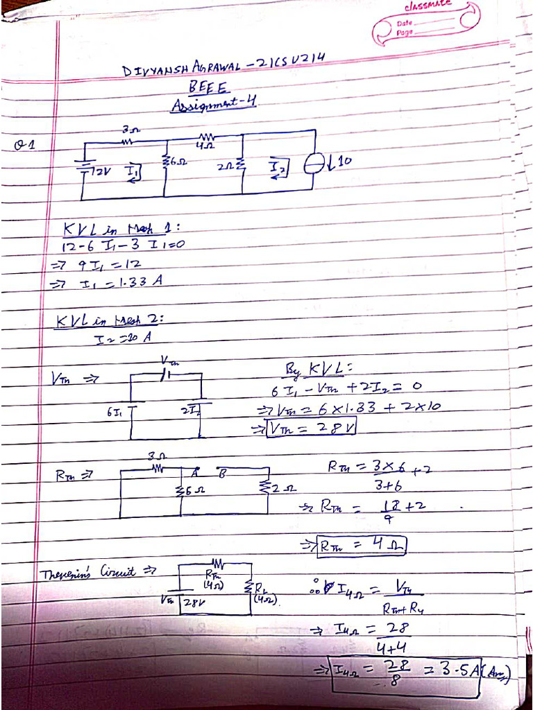 BEEE TUT 4 Divyansh | PDF