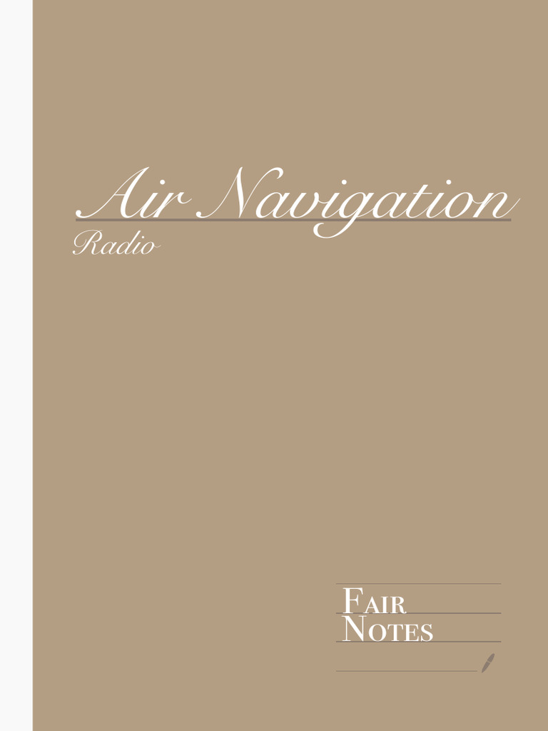 Radio Navigation Pdf