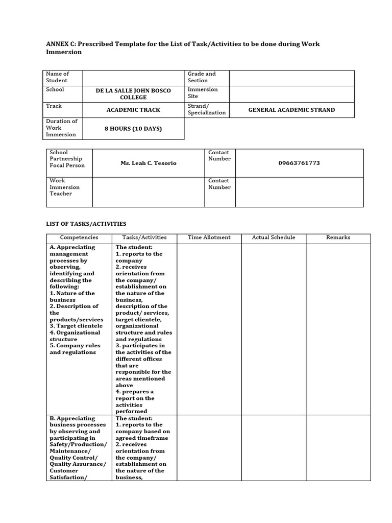 Annex C | PDF | Business