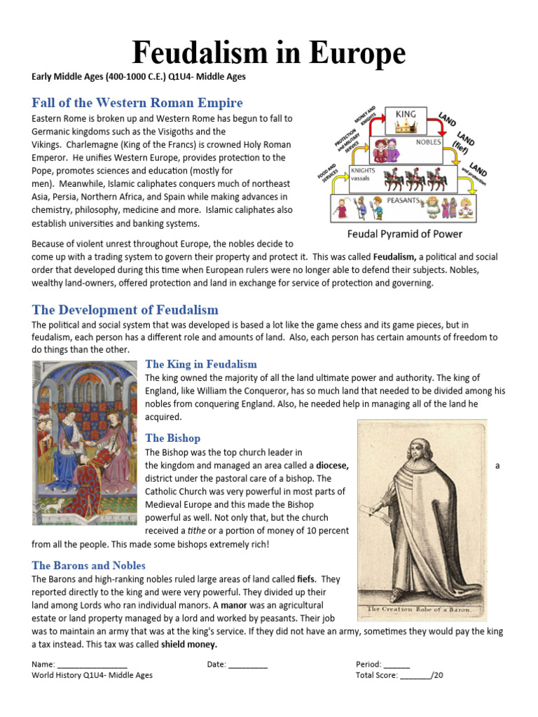 Feudalism in Europe MD | PDF | Feudalism | Knight