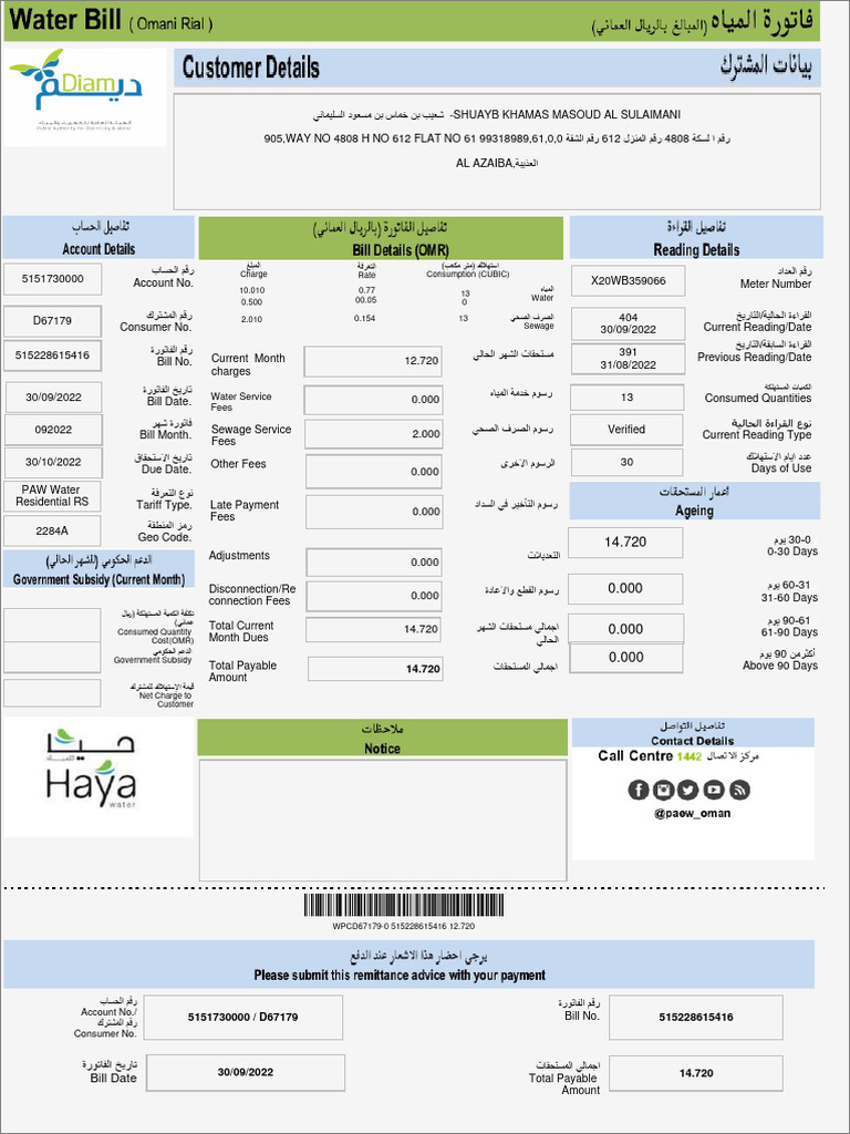 Water Bill | PDF | Economies | Water And Politics