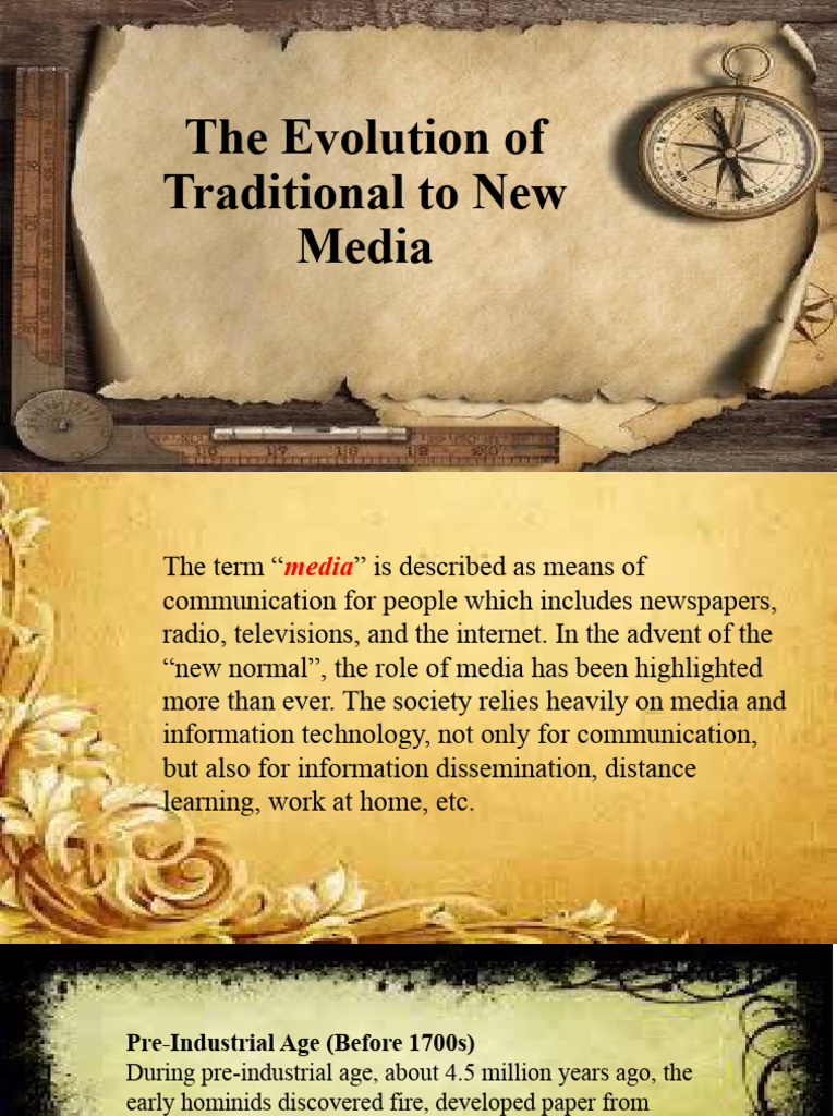 The Evolution of Traditional To New Media | PDF