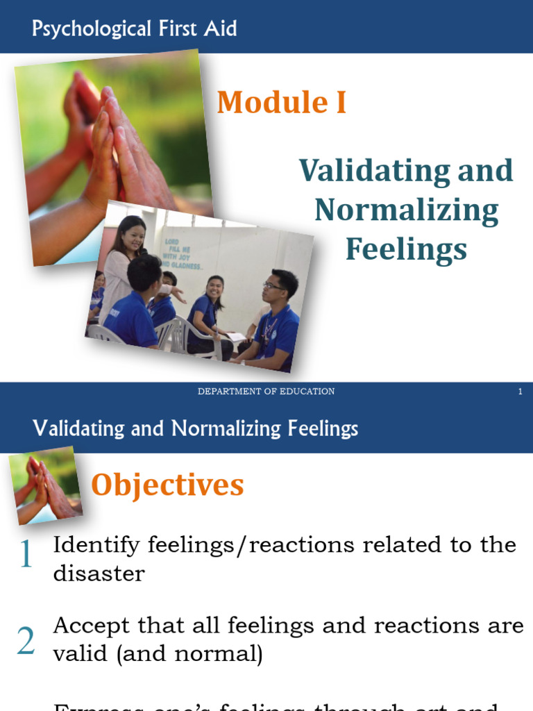 PFA ToT Module 1 | PDF