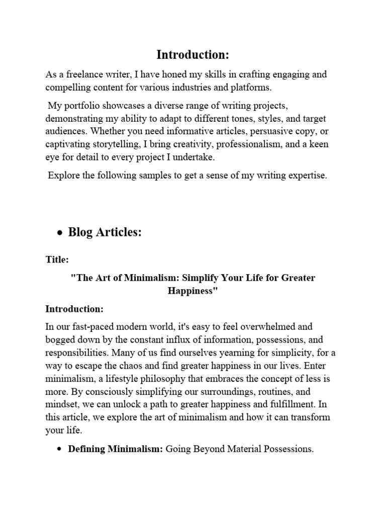 Introduction As A Freelance Writer | PDF | Brand | Search Engine ...