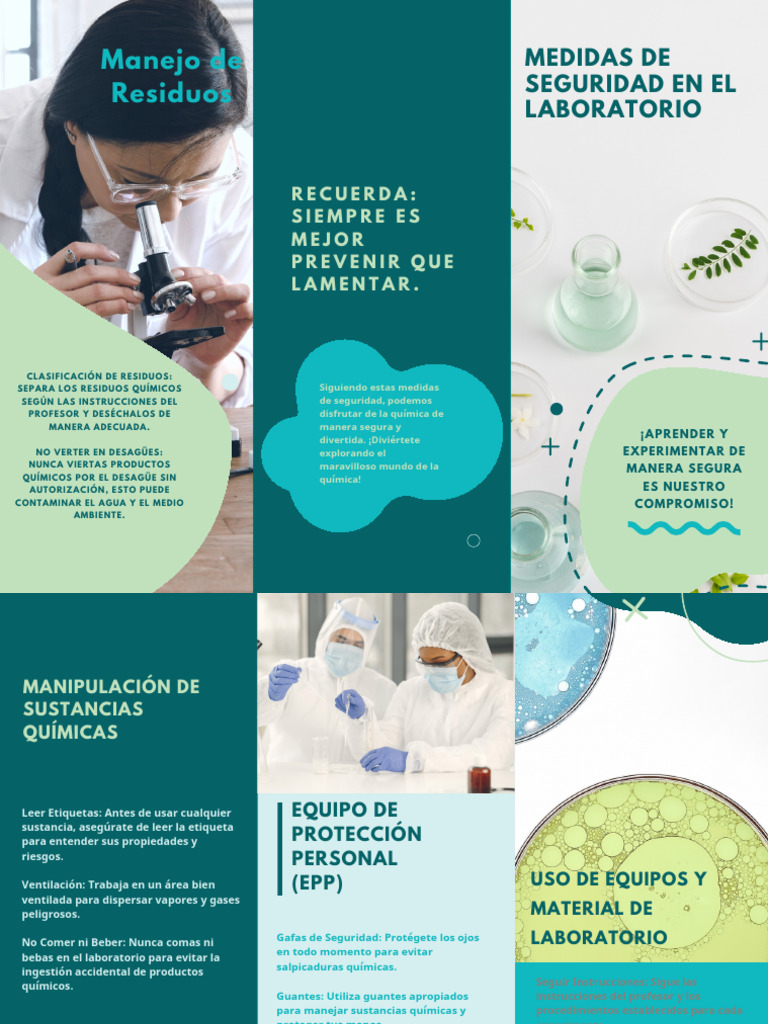 Medidas de Seguridad | PDF | Laboratorios | Residuos