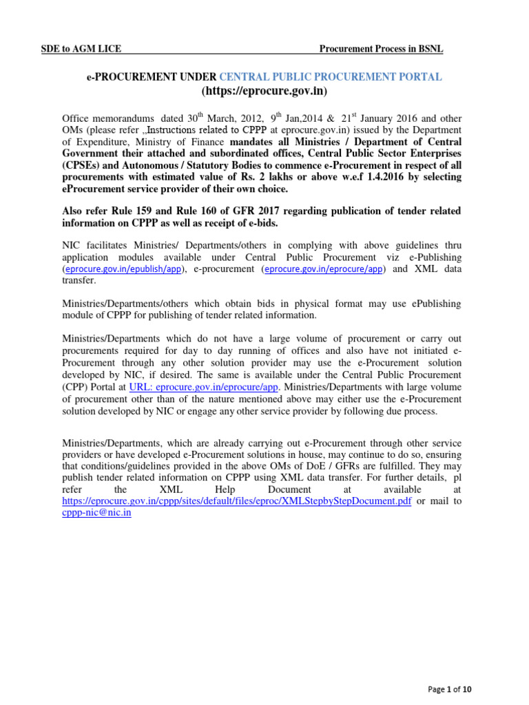 Common CPPP Merged | PDF | Menu (Computing) | Enterprise Resource Planning