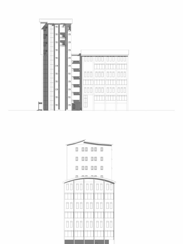 Mixed Use Building Presentation FULL DRAWIN | PDF