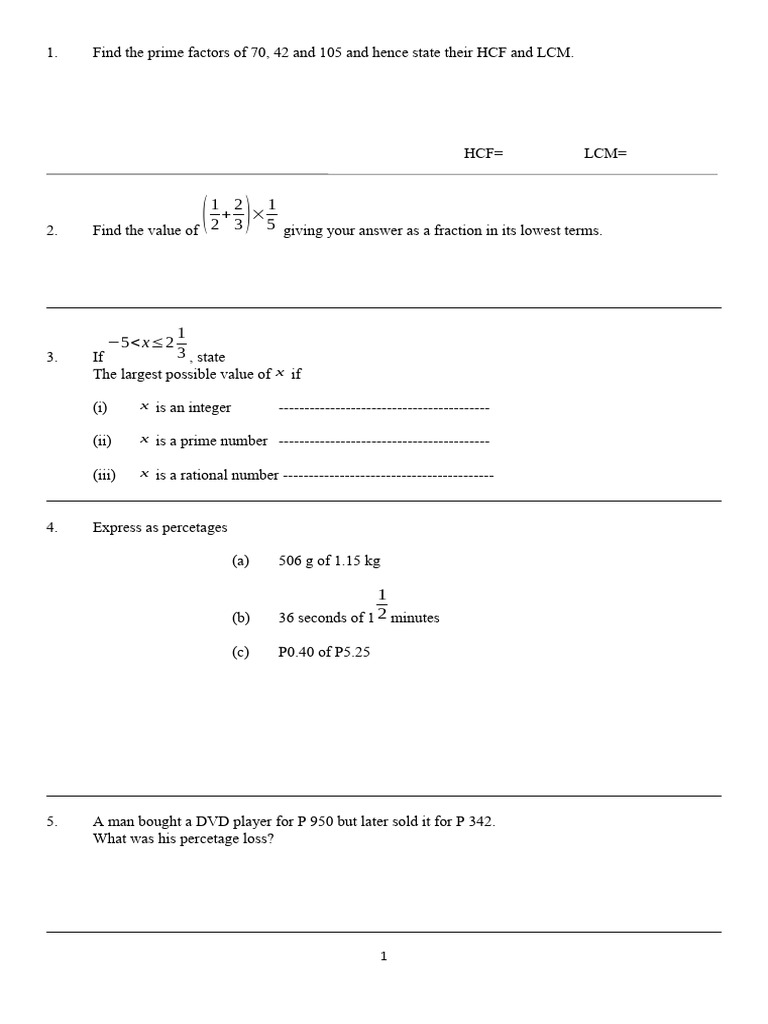 Basic Arithmetic | PDF | Mathematical Notation | Mathematics