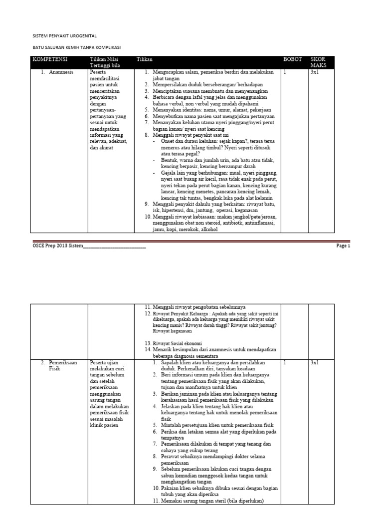Batu Saluran Kemih | PDF