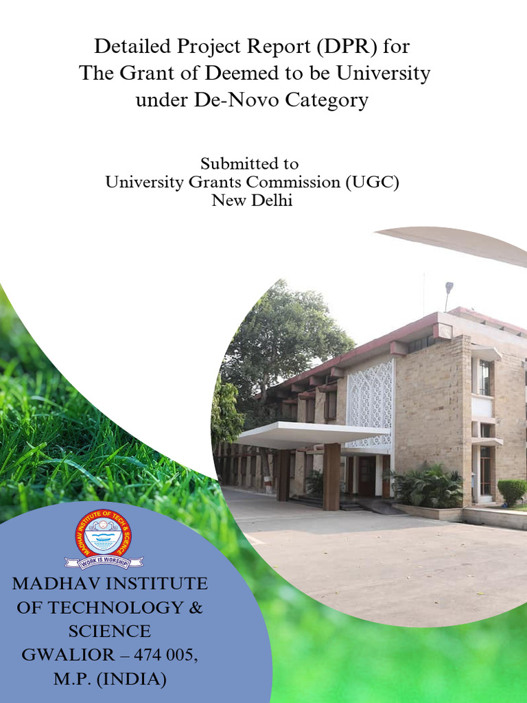 MITS Gwalior Final DPR DTBU-compressed | PDF | Engineering | Internet Of Things