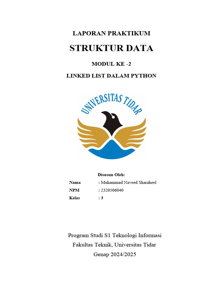 Linked List Dalam Python | PDF