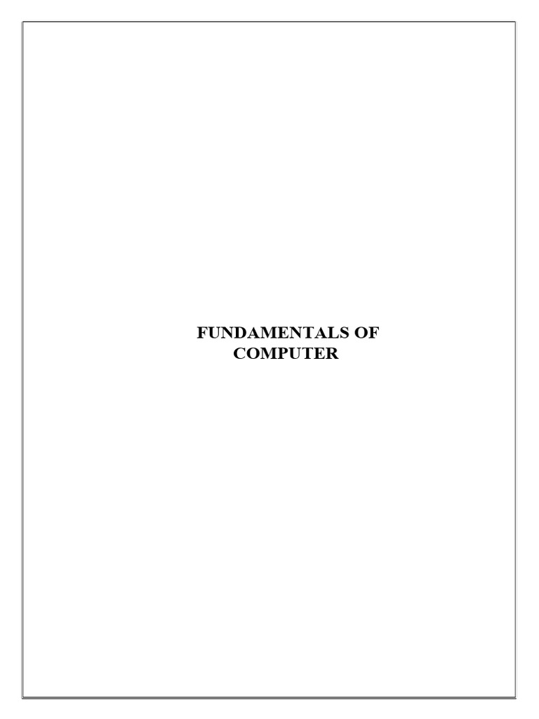 FC Notes | PDF | Computer Data Storage | Programming FC Notes | PDF | Computer Data Storage | Programming