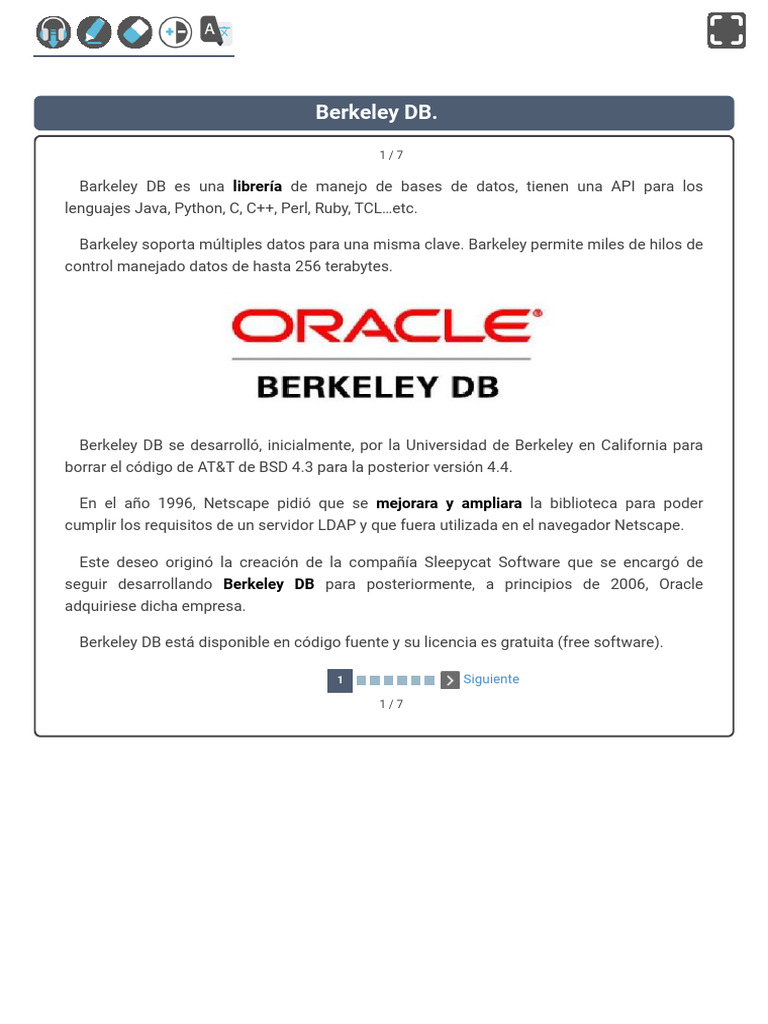 Berkeley DB | PDF
