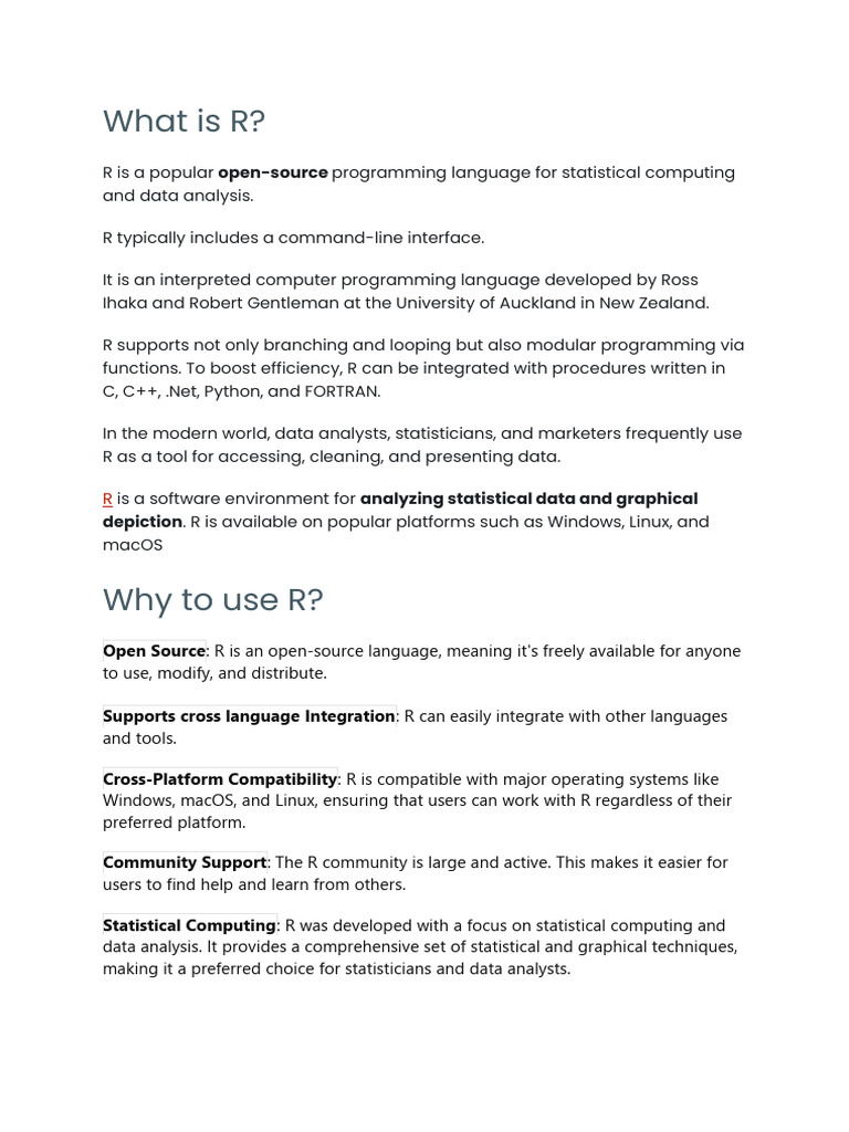 Statistical Models Using R | PDF | Linux | Computer Programming