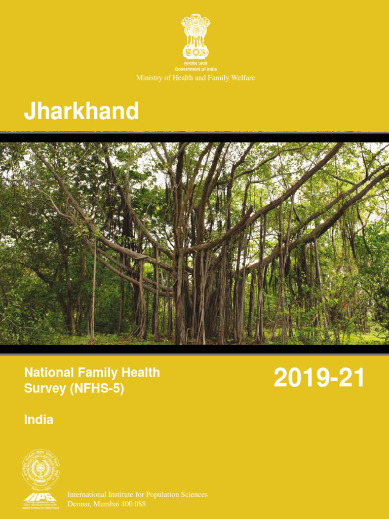 National Family Health Survey Nfhs 5 2019 21 Jharkhand Pdf Total