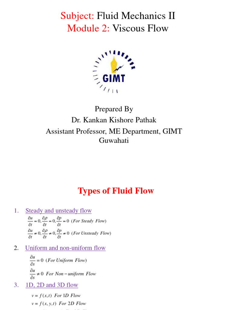 Module2 Final | PDF | Fluid Dynamics | Boundary Layer
