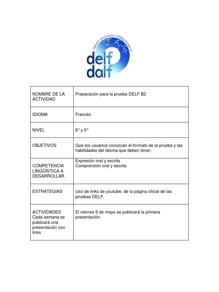 B2 Delf | PDF | Évolution de carrière | Arts du langage et discipline