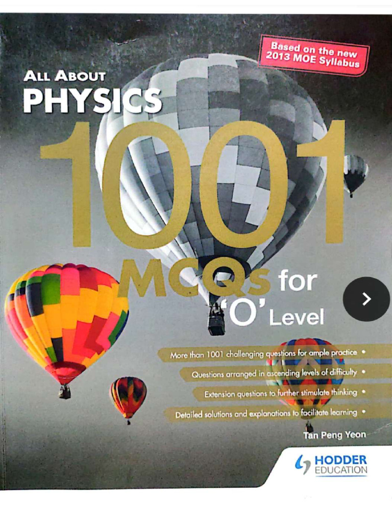Physics 1001 MCQ Question | PDF