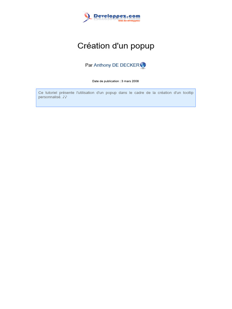 Basic Pop Up | PDF | Informatique | Logiciel