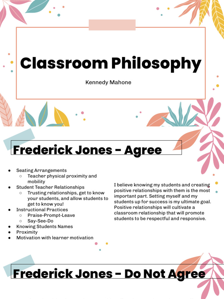 Classroom Philosophy | PDF