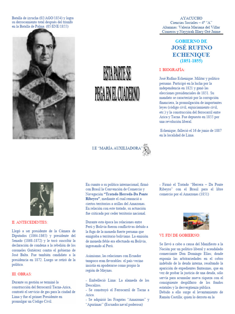 ECHENIQUE | PDF | América del Sur | Perú