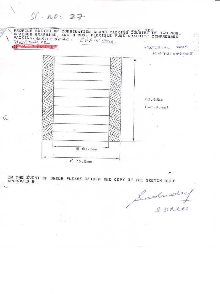 WB LRSB Gland Packing | PDF