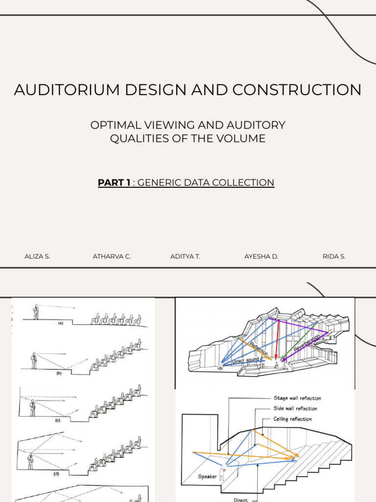 Auditorium Design and Acoustics Guide | PDF | Sound | Acoustics