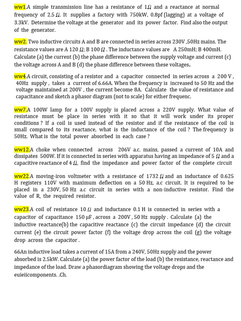 Etech ch9 | Download Free PDF | Electrical Impedance | Inductor