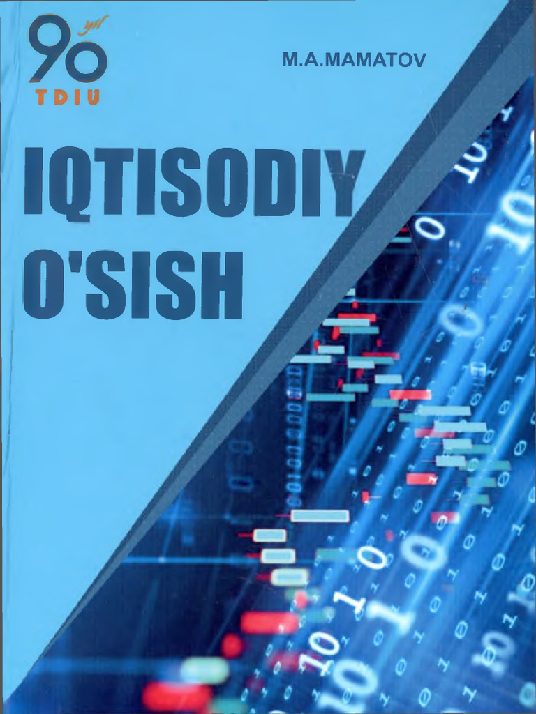 Iqtisodiy O'sish Mamatov 2021 (@iqtisodchi Kutubxonasi) | PDF