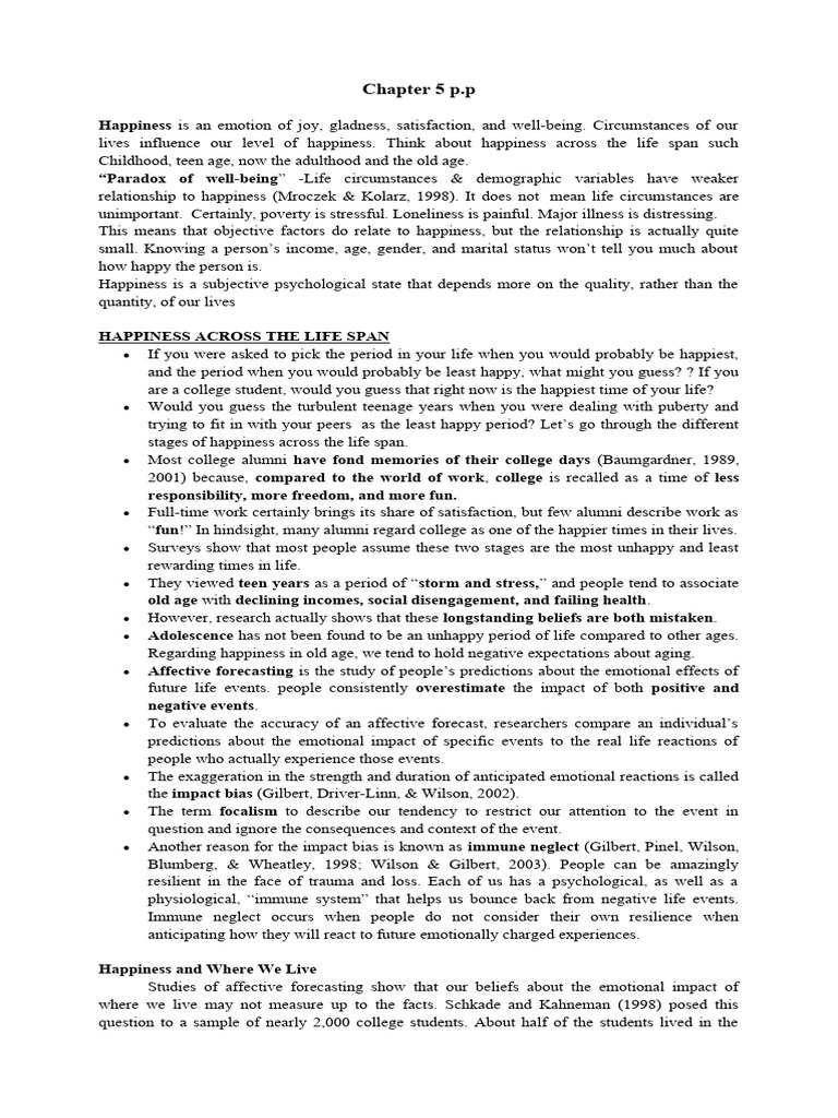 Chapter 5 P.P | PDF | Self-Improvement