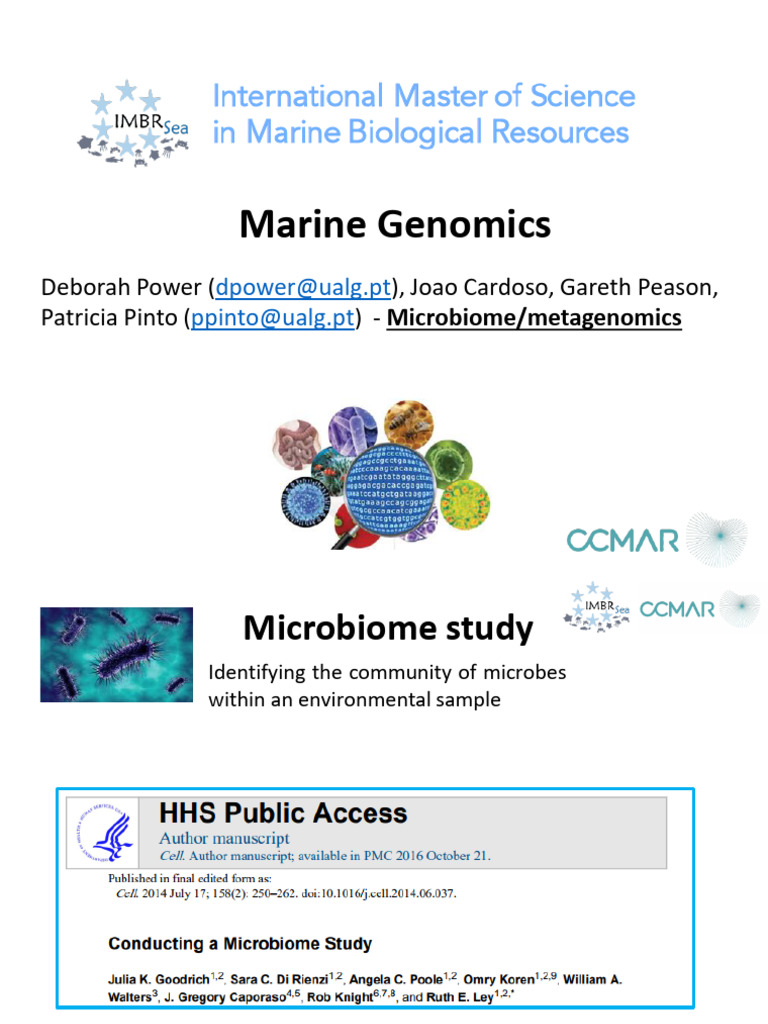 3 Metagenomics Exp Design and Data Analysis - PPinto | PDF