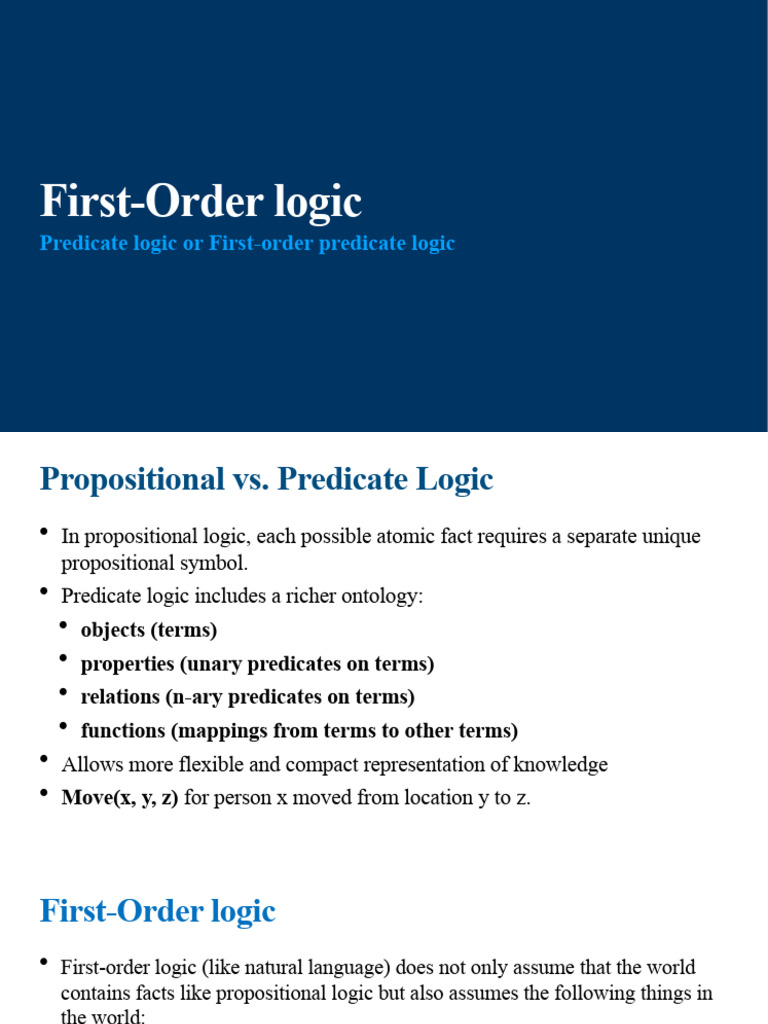 Week 10 | PDF | First Order Logic | Metalogic