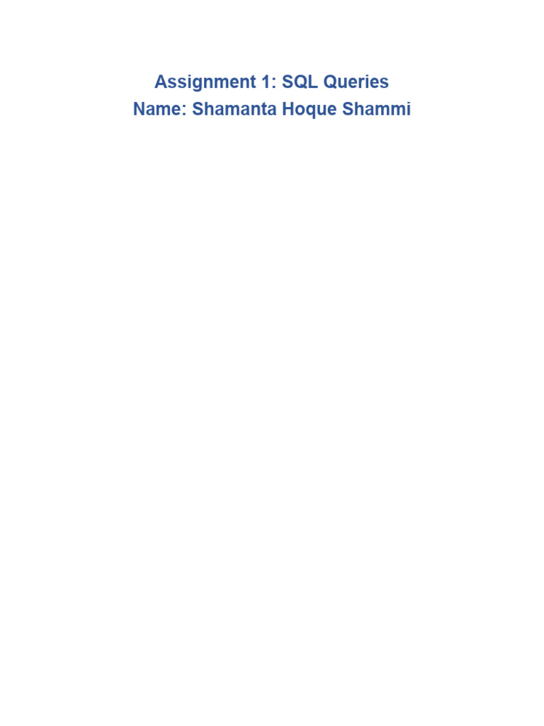 BDMS Assignment 1 SHS | PDF | Data | Computer Science