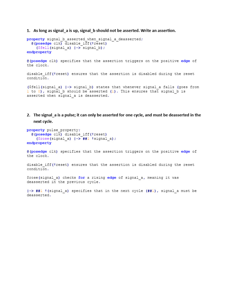 SV Assertion Part2 | PDF | Computing | Electronic Circuits