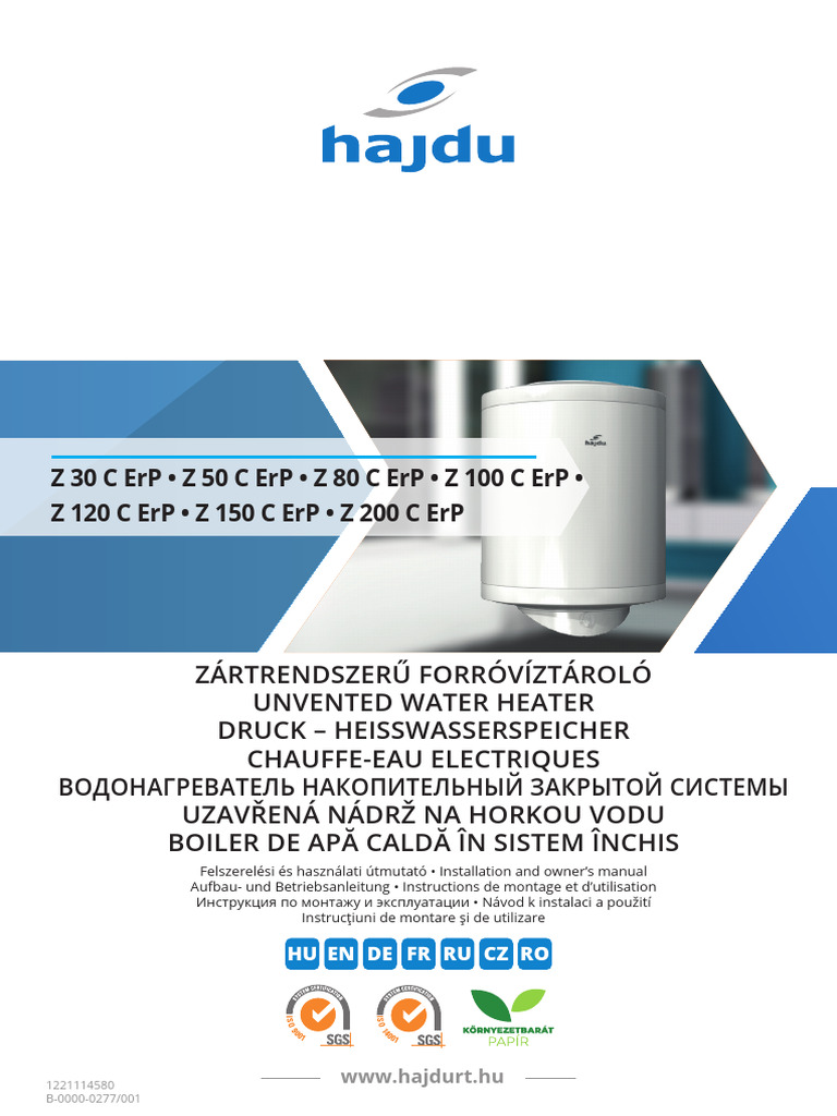Hajdu Z 30 50 80 100 120 150 200 C Erppdf 20230913083241 (18304) | PDF