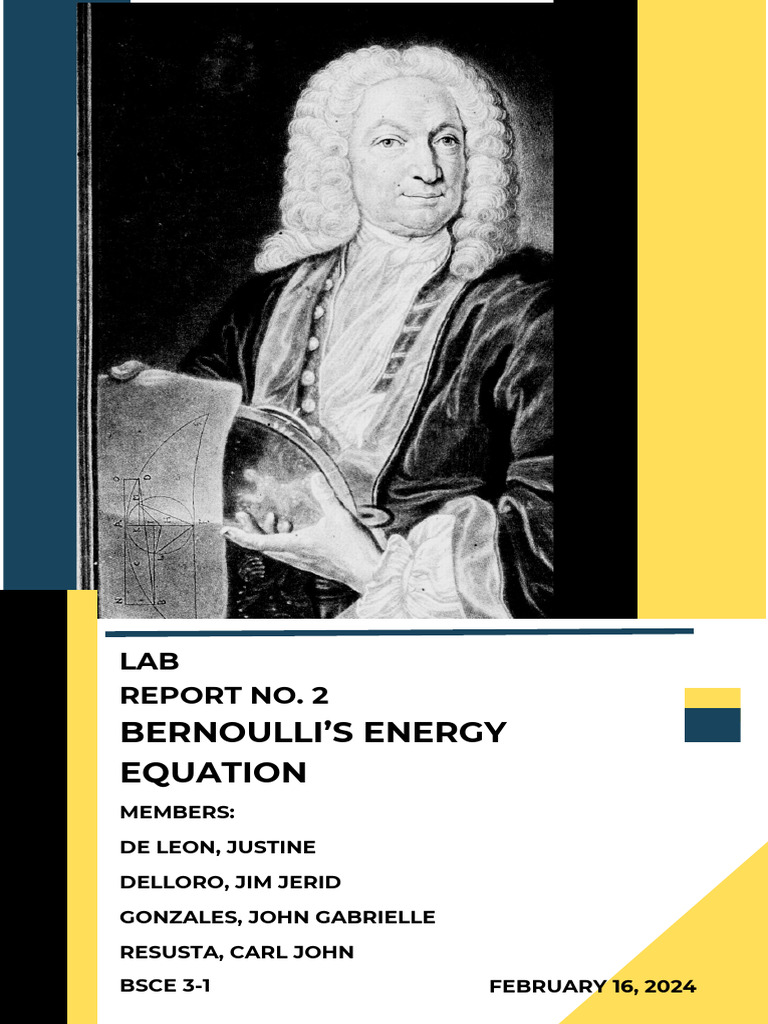 Lab Report 2 Bernoullis Energy - 20240223 - 050049 - 0000 | PDF | Fluid Dynamics | Flow Measurement