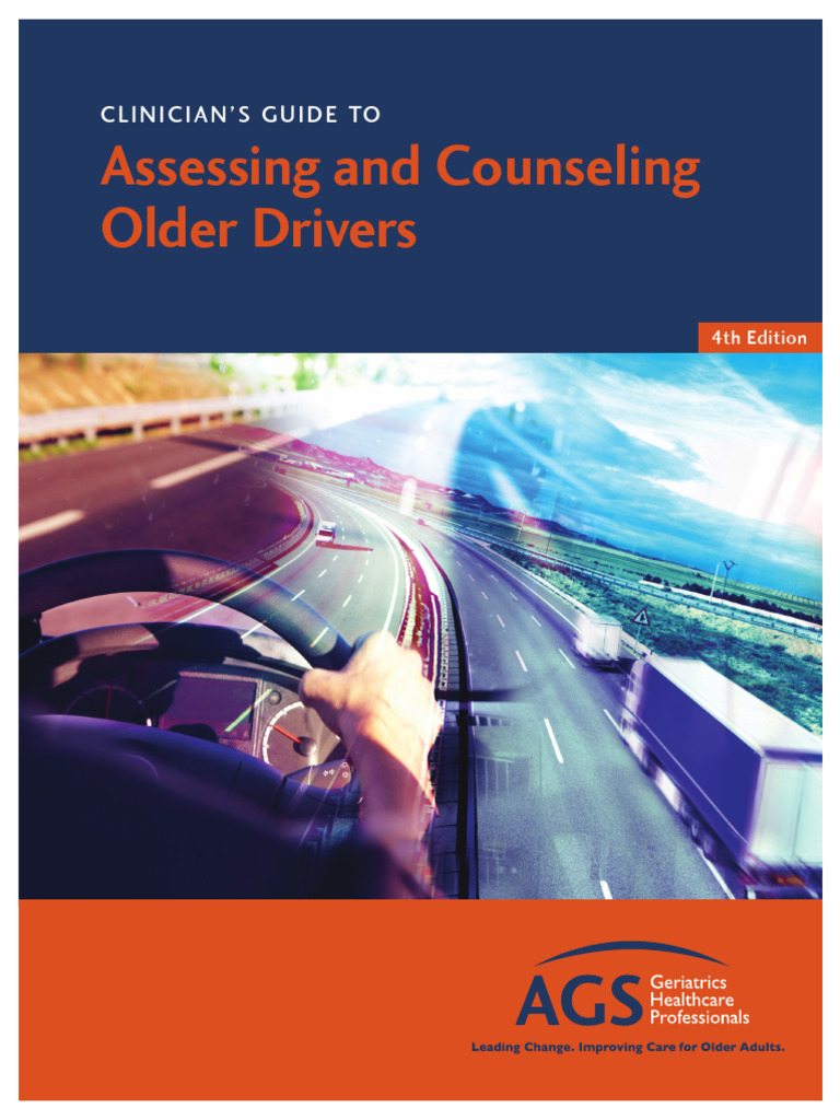 Clinicians Guide To Assessing and Counseling Older Drivers Sep 2020 ...