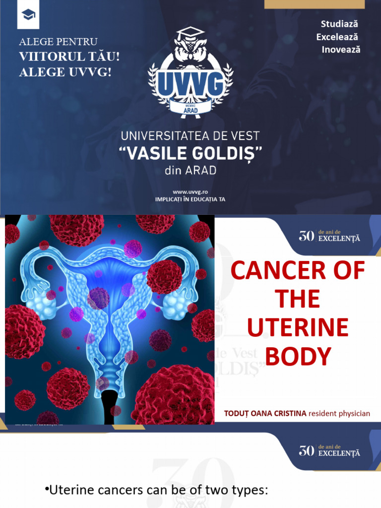 Cancerul de Endometru | PDF | Cancer | Uterus
