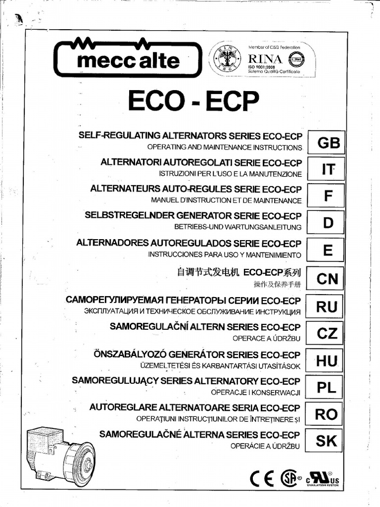 Mecc Alte Eco 500 | PDF