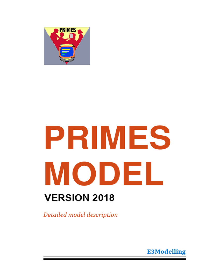 The Primes Model 2018 | PDF | Supply And Demand | Sustainable Energy
