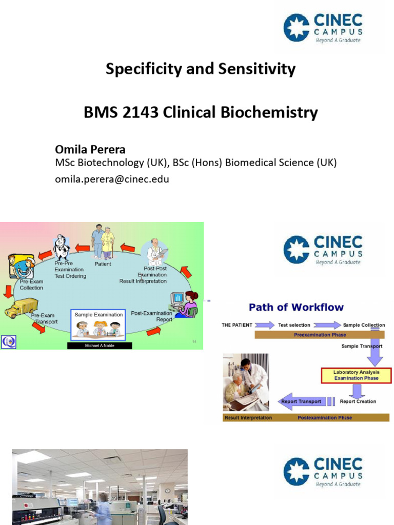 Theory 4 - Specificity and Sensitivity | PDF | Observational Error | Accuracy And Precision