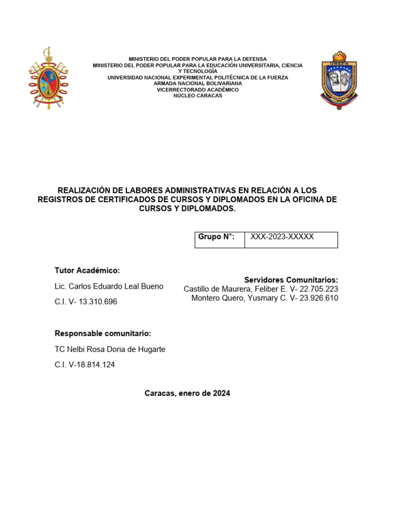 Gestión de Certificados UNEFA | PDF | Finanzas y dinero | Ciencias sociales