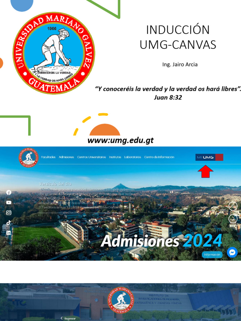 Inducción a UMG-Canvas: Servicios y Módulos | PDF