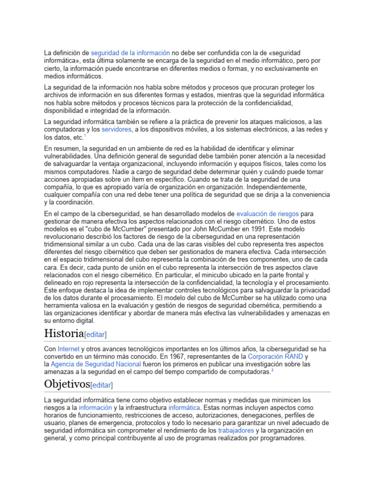 Seguridad Informatica | PDF | La seguridad informática | Seguridad