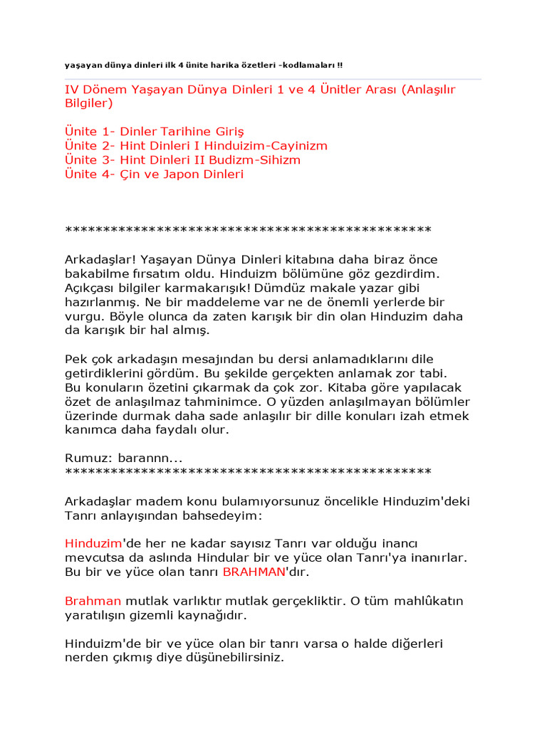 Dinler Tarihi | PDF